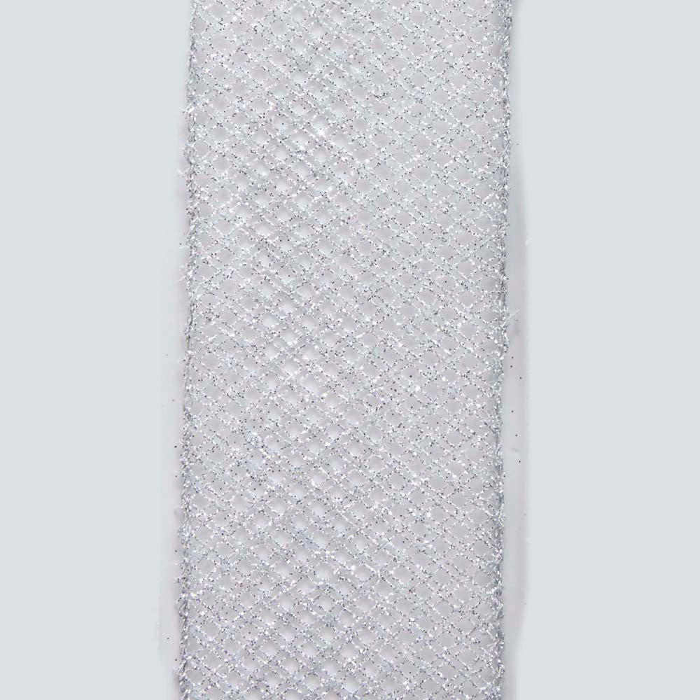 Silver Mesh Ribbon – ChristmasCottage